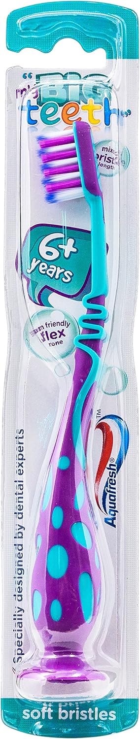 Aquafresh Big Teeth Toothbrush for Kids 6-8 Years – BigaMart