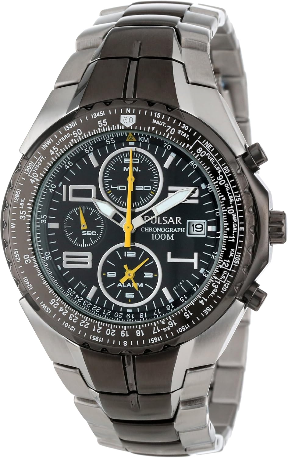 Pulsar Men's PF3183 Tech Gear Flight Computer Watch: Amazon.co.uk: Watches