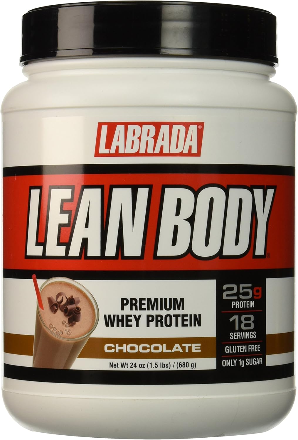 Labrada Nutrition Lean Body Premium Whey Protein Powder, Chocolate, 24 ...