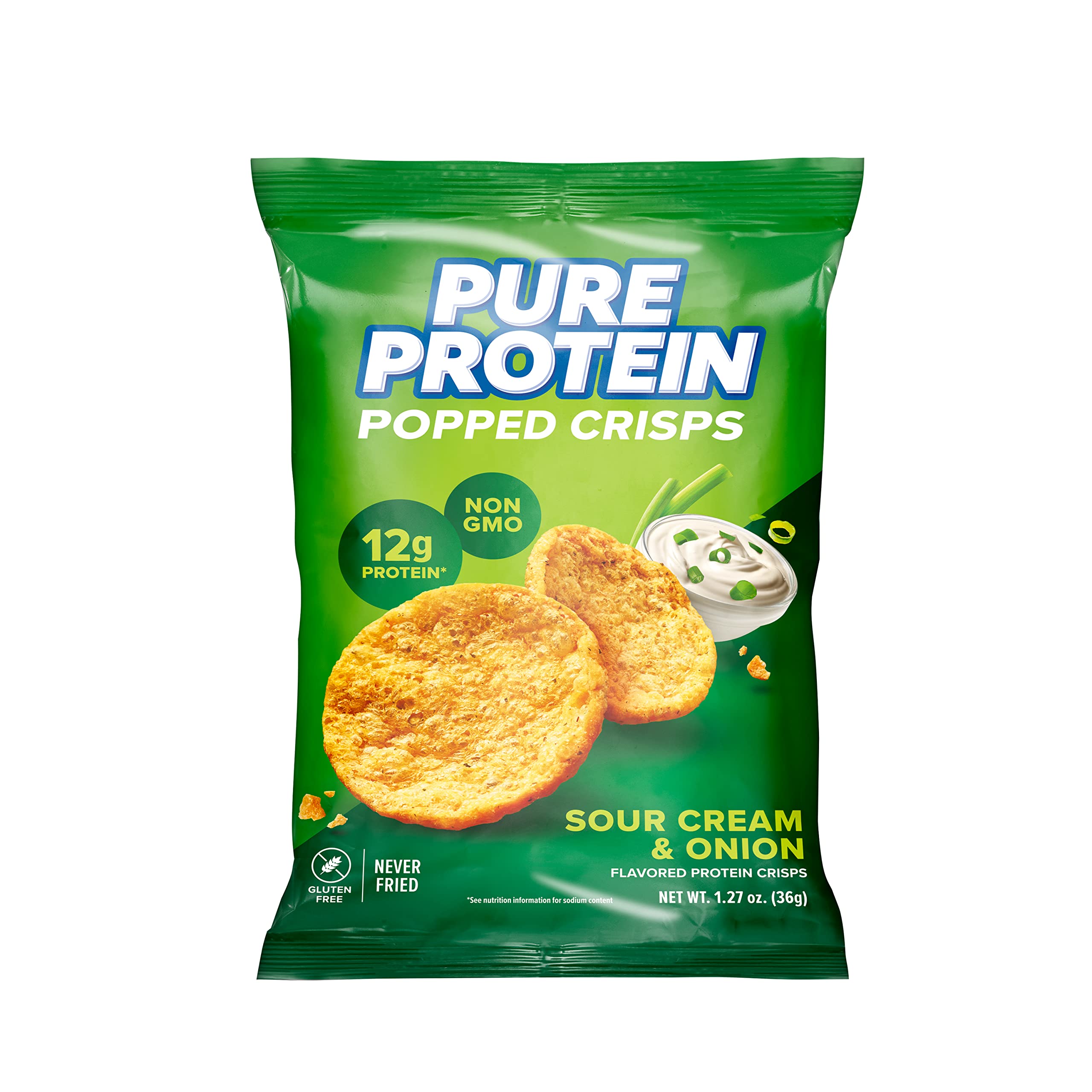 Mua Pure Protein Popped Crisps, Sour Cream & Onion, High Protein Snack ...