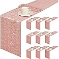 Amazon.com: Sugargirl 10 Packs 12 x 72 inches Sequin Table Runner, Glitter Rose Gold Table ...