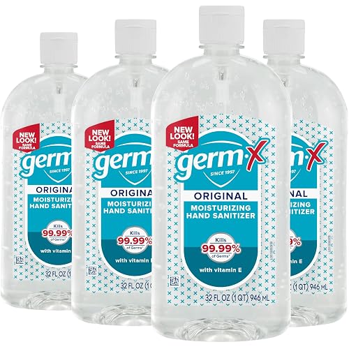 Germ-X Original Hand Sanitizer, Back to School Supplies, Non-Drying ...