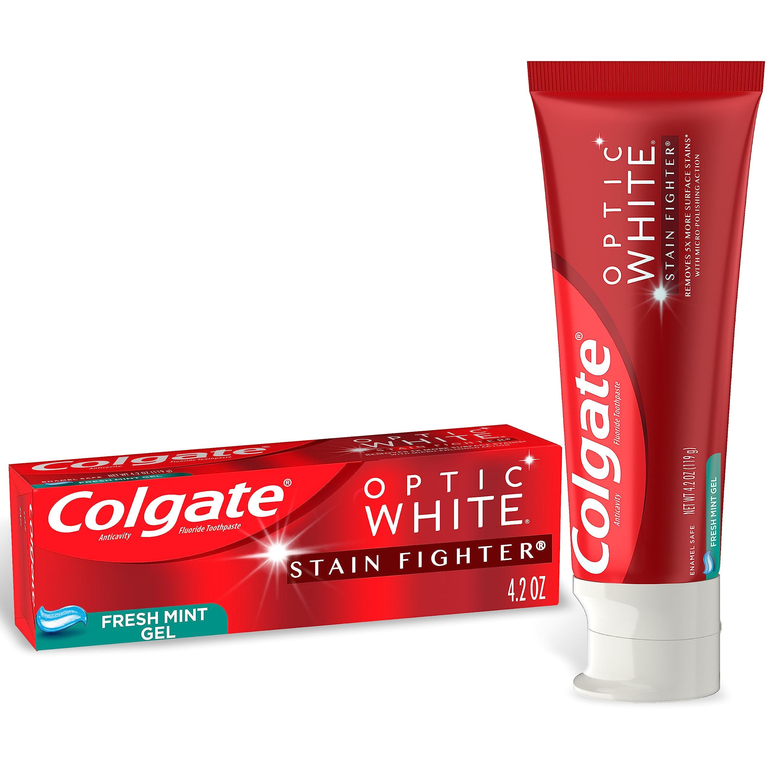 Mua Colgate Optic White Stain Fighter Stain Removal Toothpaste, Fresh ...