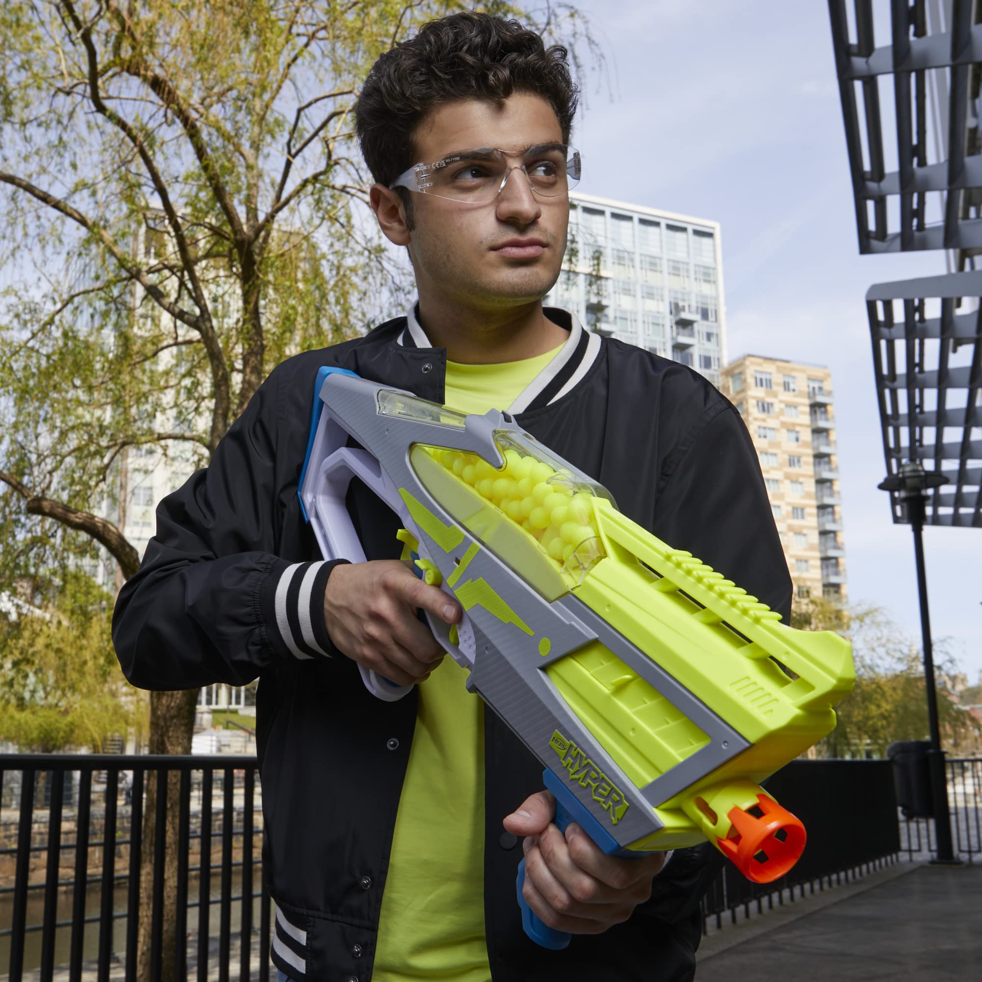 Mua Nerf Hyper Evolve-100 Blaster, 70 Hyper Rounds, Spring-Open Instant ...
