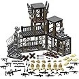 Amazon.com: Military Base Army Building Blocks Sets with Guns Weapons ...