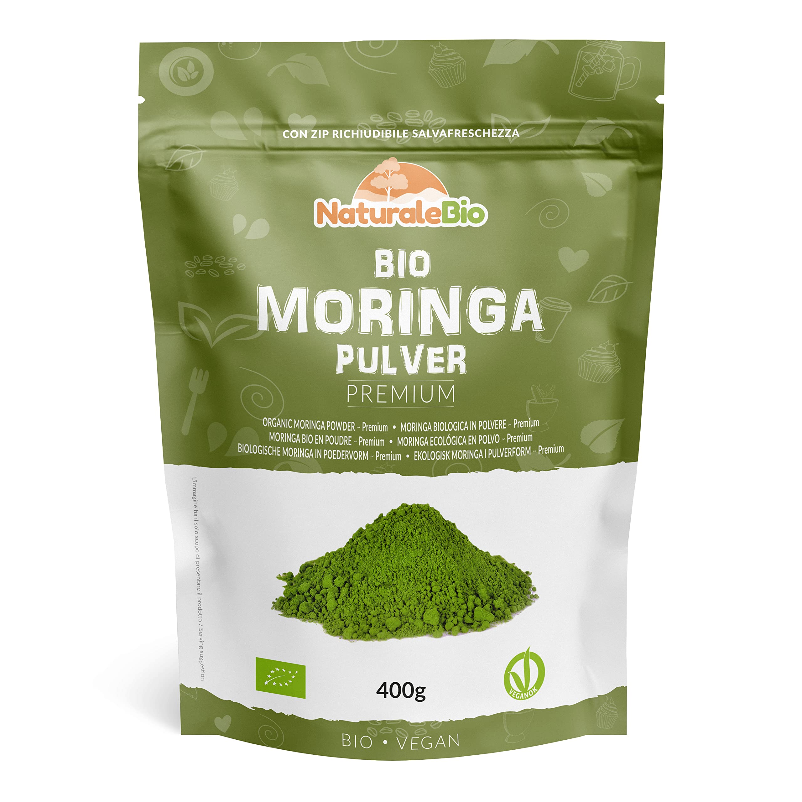 Mua Moringa Oleifera Organic Powder â Premium Quality â 400 g Organic ...