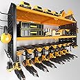 Amazon.com: KAFAHOM Power Tool Organizer,Large 8 Drill Holder Wall ...