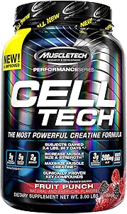 Amazon.com: MuscleTech Cell Tech Creatine Monohydrate Formula Powder ...