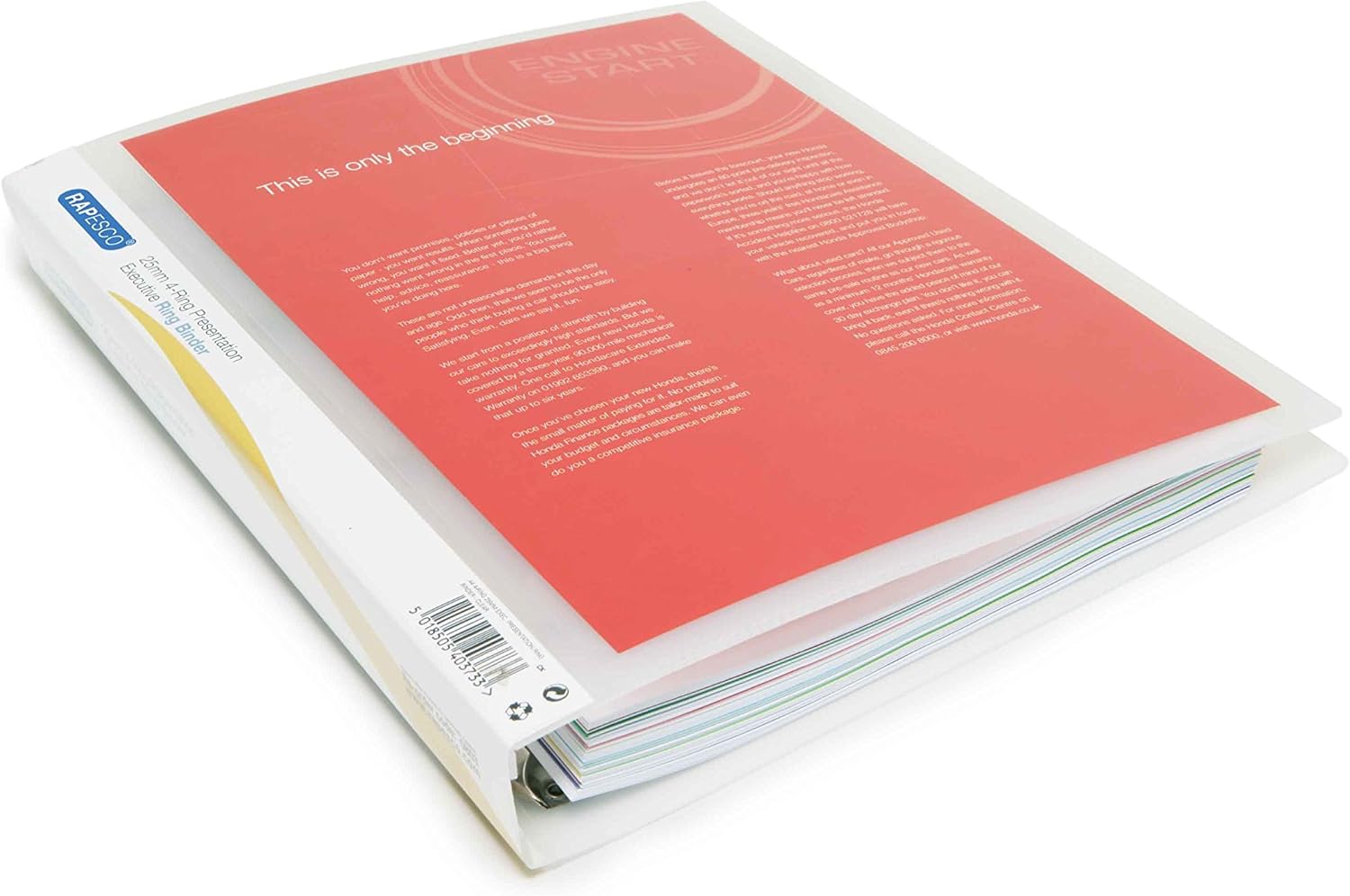 Rapesco 0717 4 Ring A4 Presentation Ring Binders 25 Mm Capacity rapesco-0717-4-ring-a4-presentation-ring-binders-25-mm-capacity