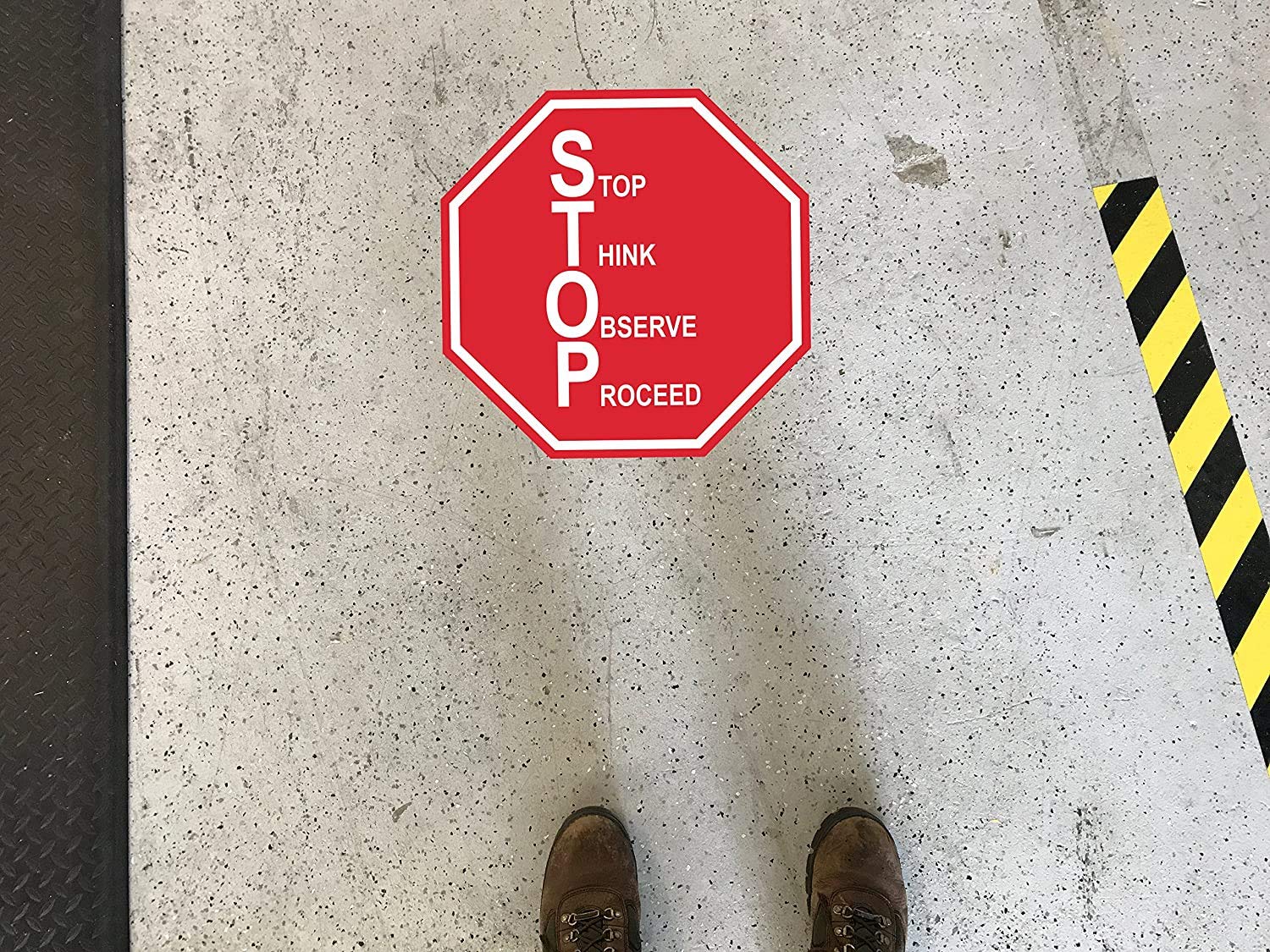 34 Stop Various Sizes Available Sign by Graphical Warehouse- 5S Safety ...