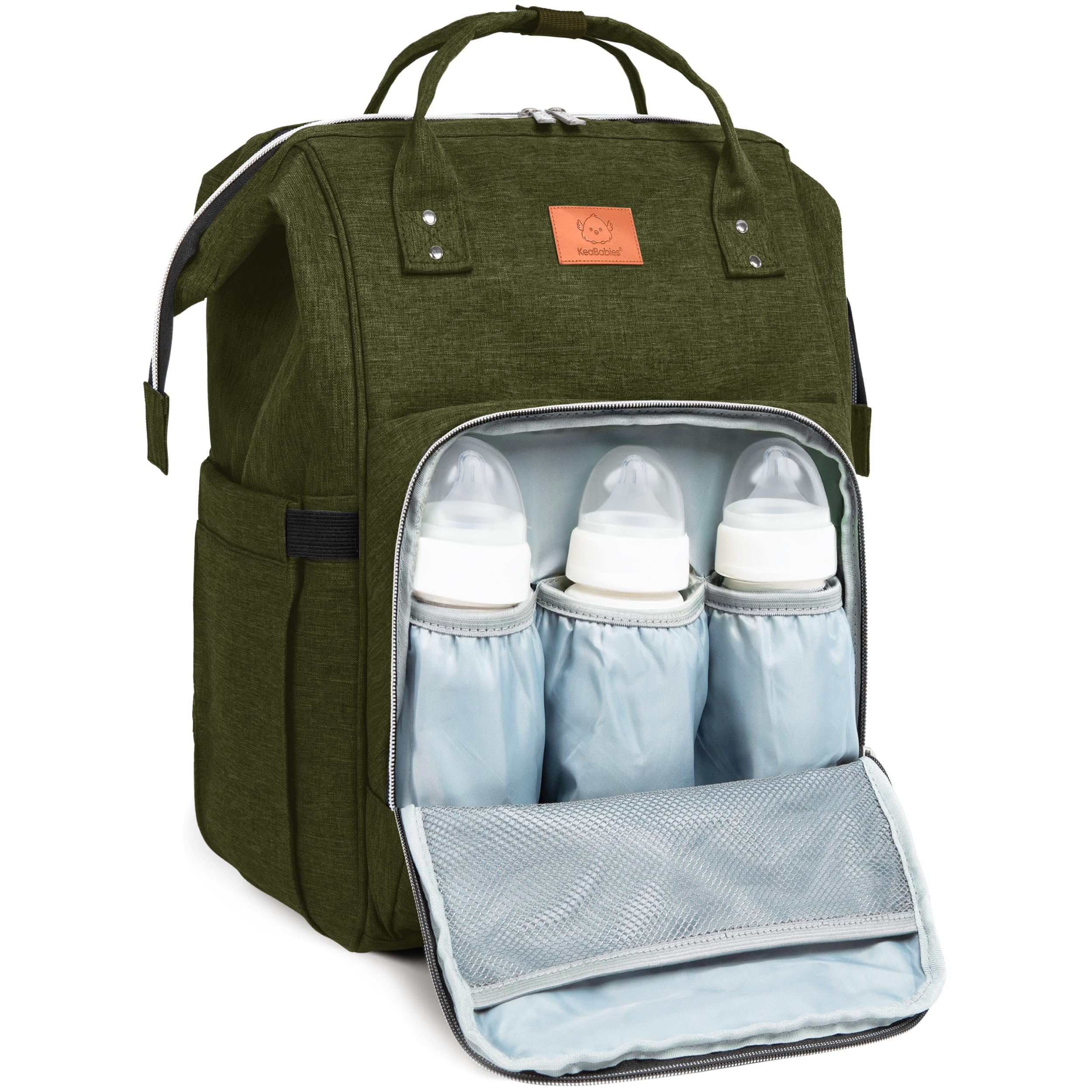 KeaBabies Baby Diaper Bag Backpack - Large Baby Bag for Boys, Girls ...