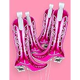 Amazon.com: HOUSE OF PARTY Cowgirl Boot Balloons 2 Pcs - 30 Inch Pink ...