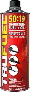 Amazon.com: TruFuel 2-Cycle 50:1 Pre-Blended Fuel for Outdoor Power ...