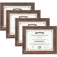 Artsay 8.5x11 Certificate Document Diploma Frame Rustic Distressed Picture Frames 8.5 x 11 Set ...