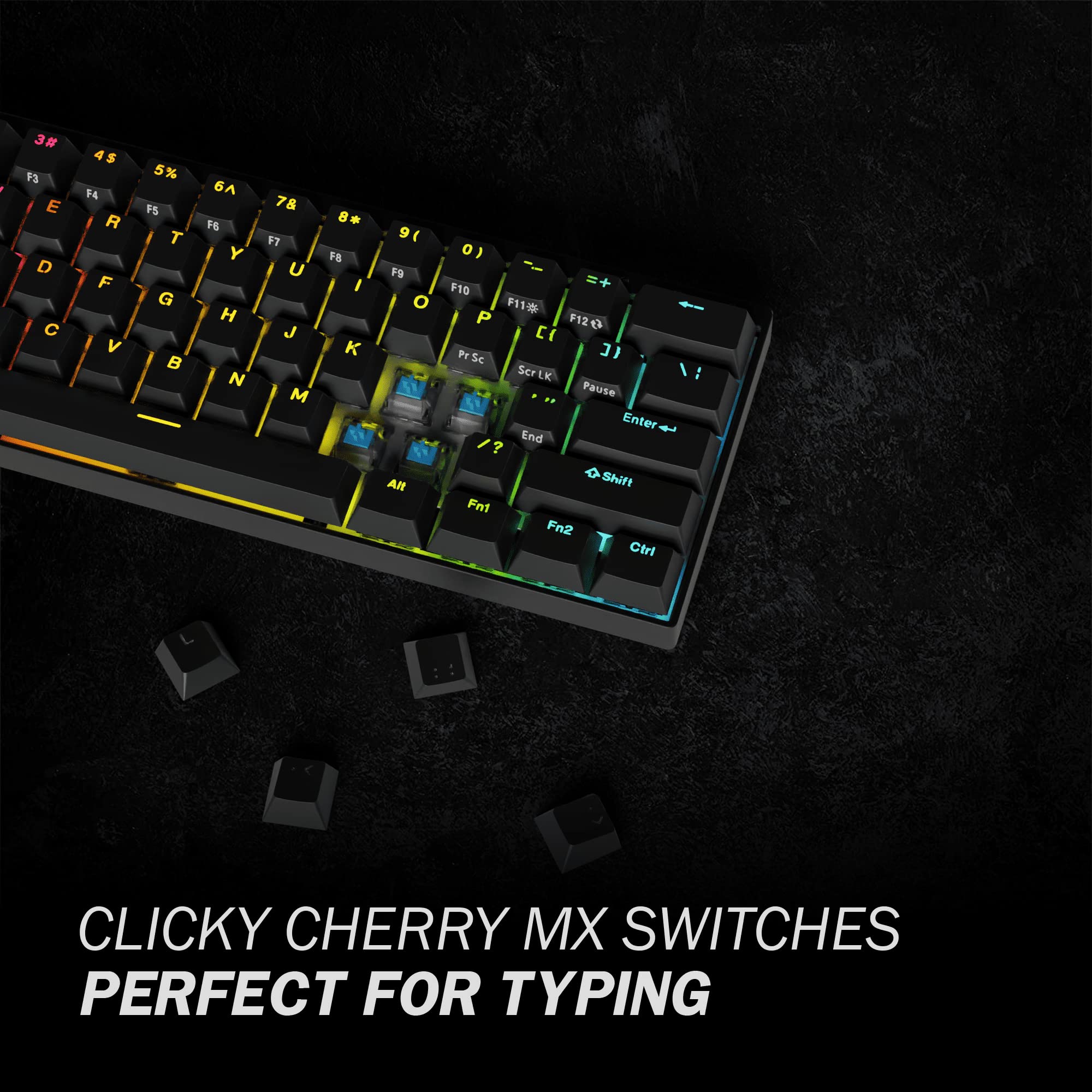 Mua DURGOD HK Venus RGB Mechanical Gaming Keyboard | 60% Layout | USB C ...