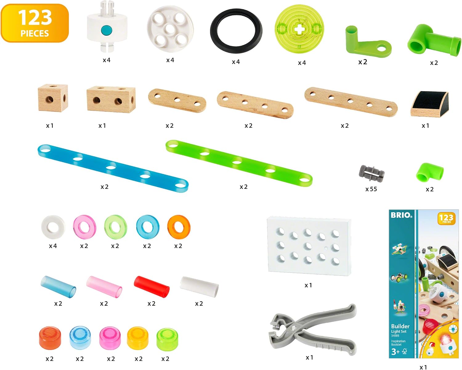 BRIO Builder Light Construction Set – Learning, Building and ...