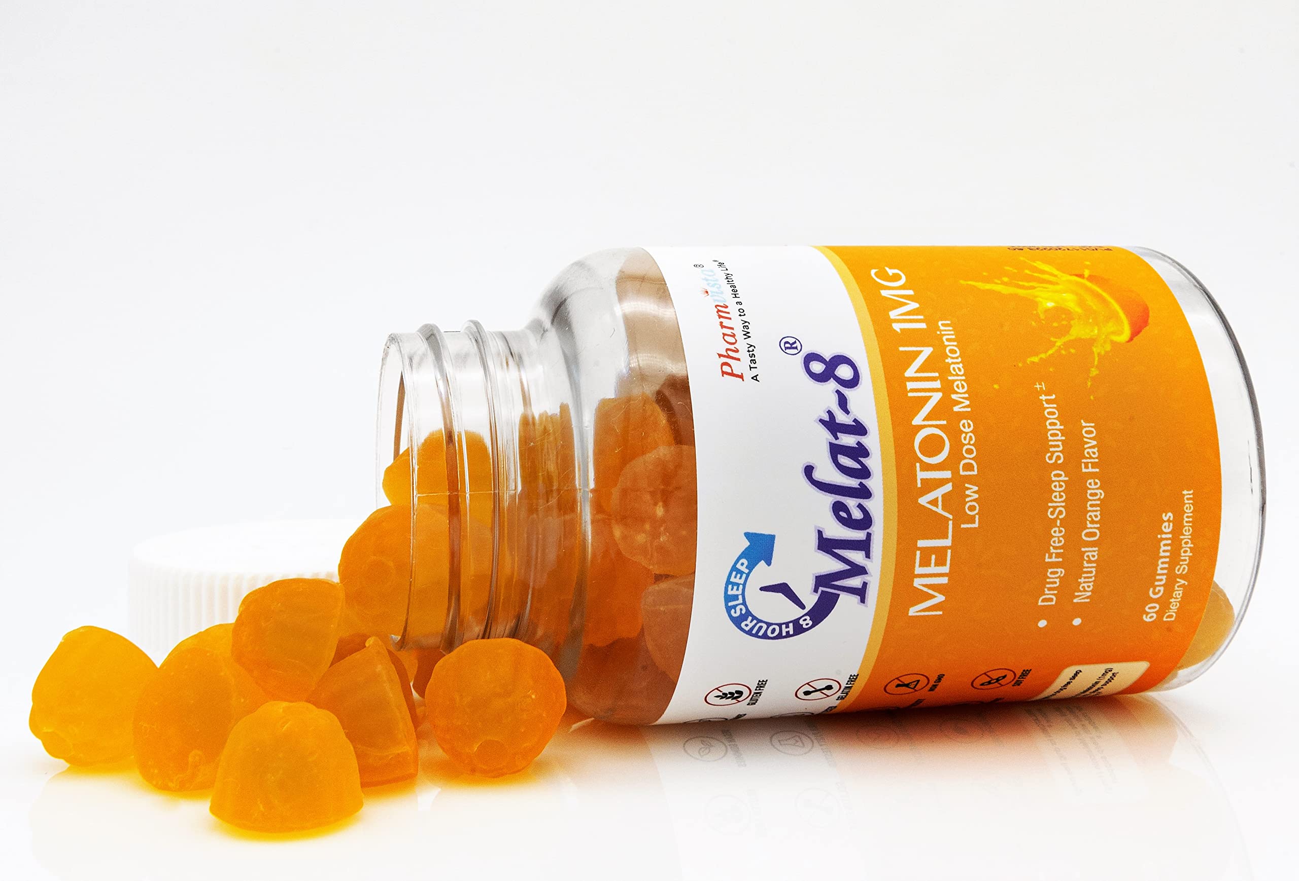 Mua Melat-8 Low Dose Sleep Gummies - Melatonin 1mg, for sleep support ...