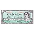 1954 Canada $1 Banknote Uncirculated, Near Solid Eights Serial Number ...