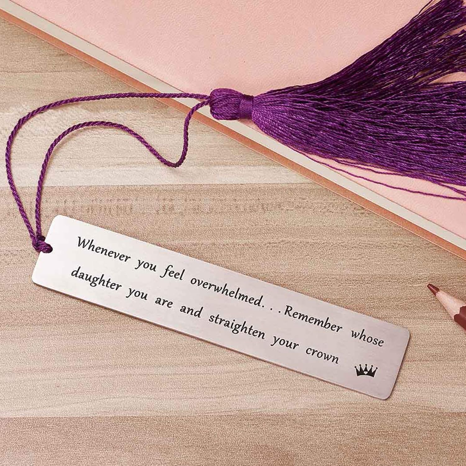 Whenever You Feel Overwhelmed Remember Whose Daughter Bookmark ...