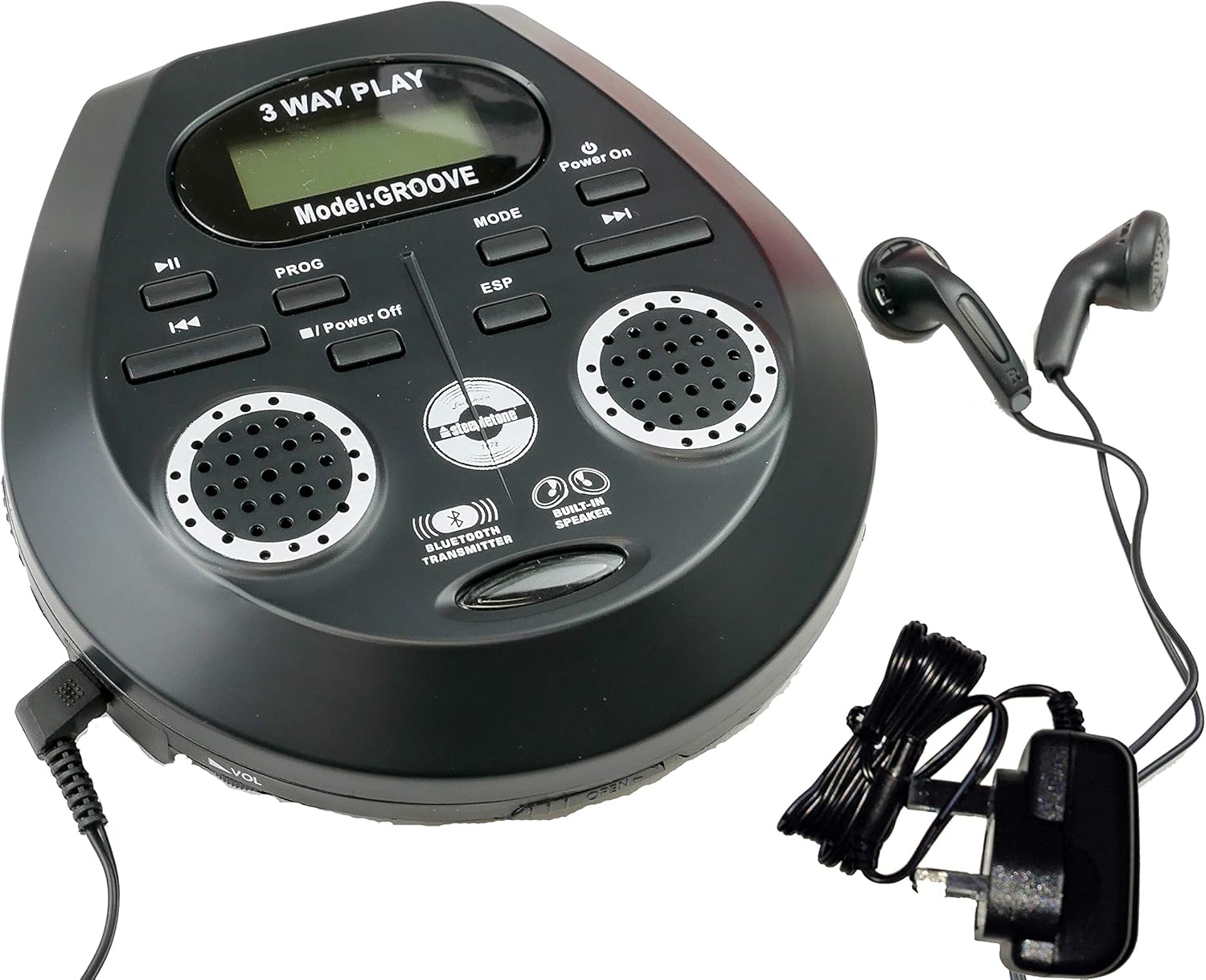 Steepletone Groove CD Discman, Built-In SPEAKERS: Amazon.co.uk: Electronics