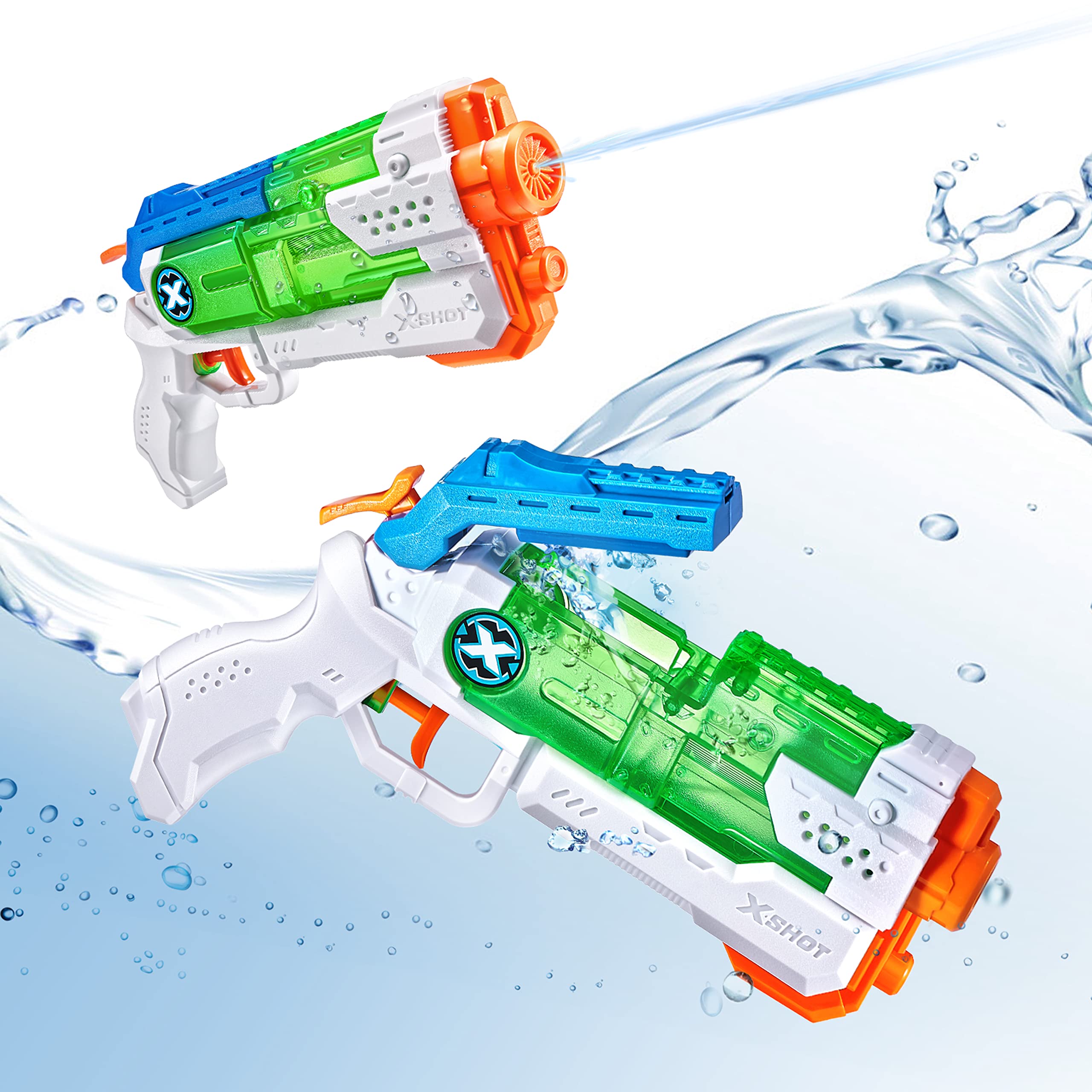 X-Shot Water Warfare Micro Fast-Fill Water Blaster (2 Pack) by ZURU ...