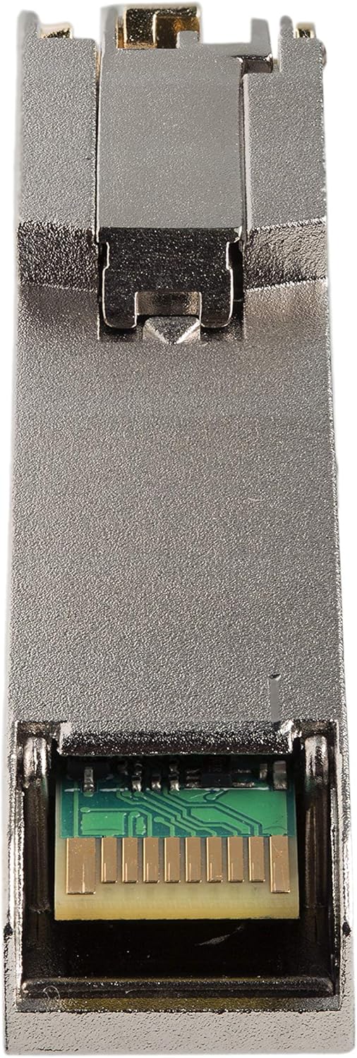 StarTech MSA Uncoded Compatible SFP+ Module – 10GBASE-T – SFP to RJ45 Cat6/Cat5e – 10GE Gigabit ...