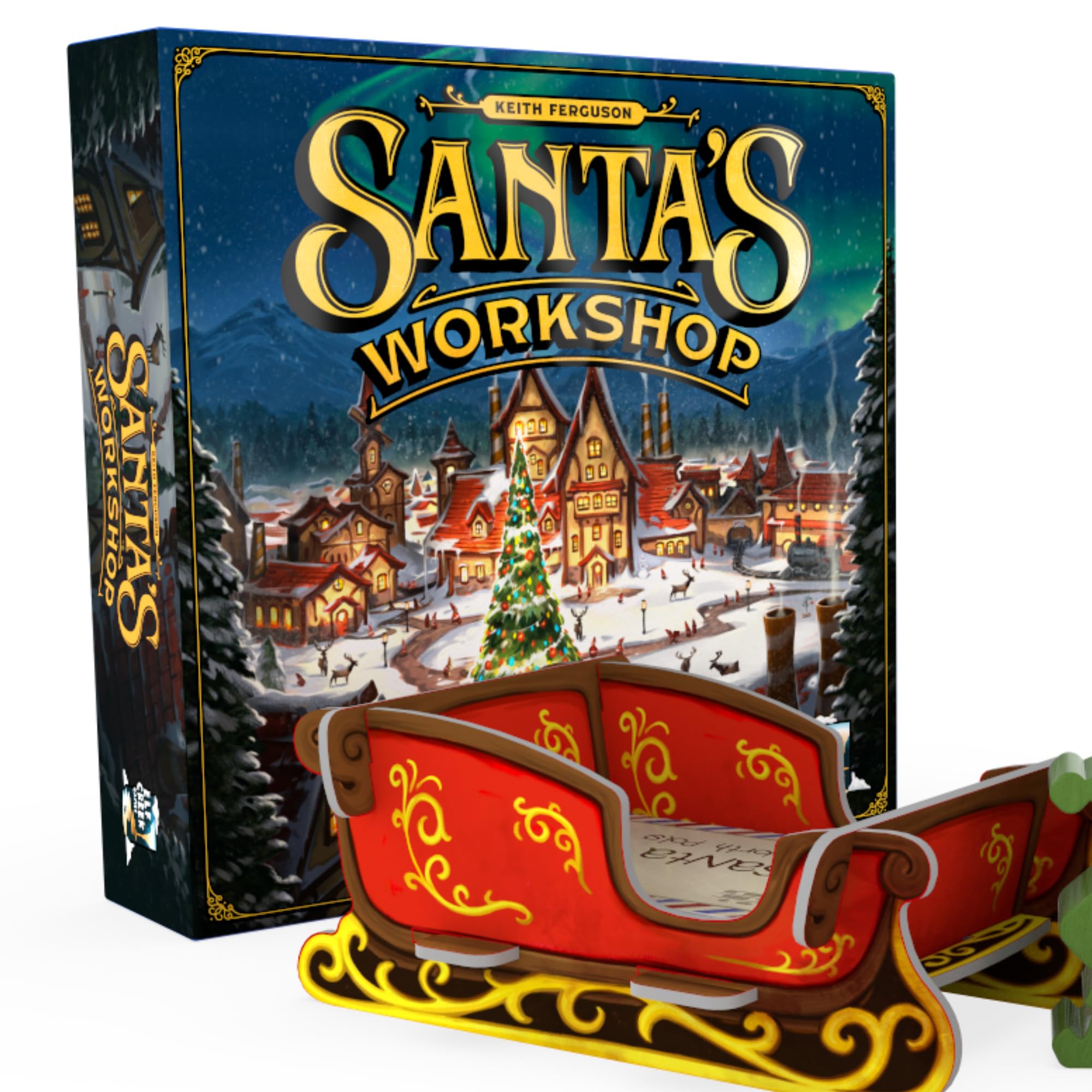 Elf Creek Games Santa's Workshop (2nd Edition) - Christmas-Themed Board ...