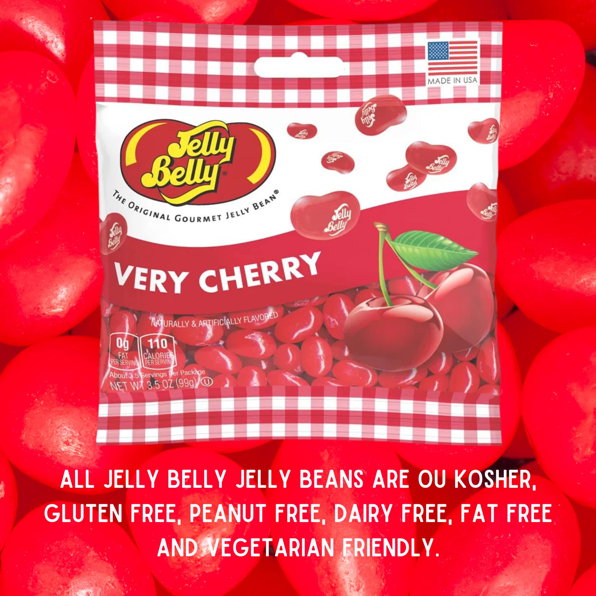 Mua Red Jelly Beans Cherry Flavored Chewy Candies, Juicy Fruit Flavored ...