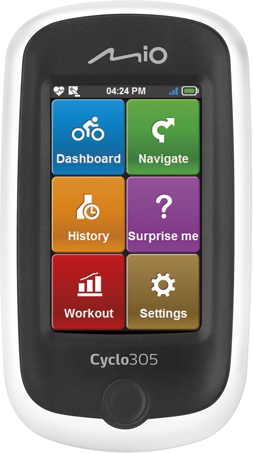 Mio Cyclo 305 Ciclocomputer con Dispositivo GPS Incorporato con Mappe ...