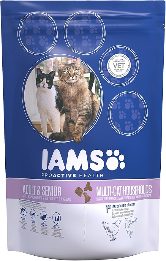 Iams Cat Food ProActive Health Multi-Cat with Norwegian Salmon and ...