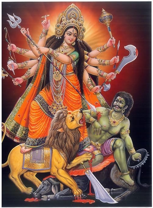Tallenge -Indian Art Painting Collection - Durga Poster Collection ...