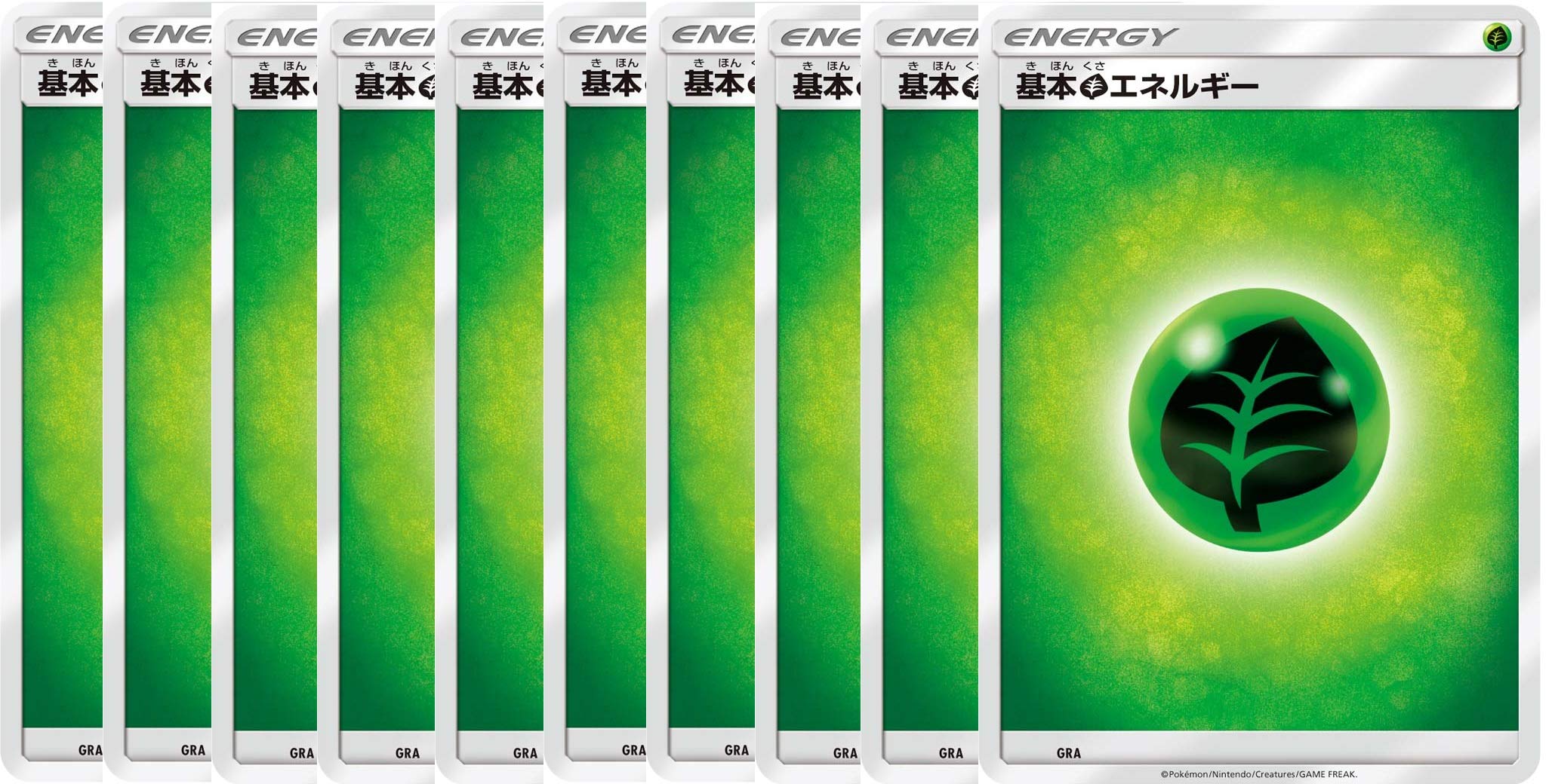 Mua [Set of 10] Pokemon Cards/Basic Grass Energy/Basic Grass Energy ...