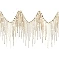 Amazon.com : Rhinestone Fringe Rhinestone Trim Rhinestone Fringe Belt ...