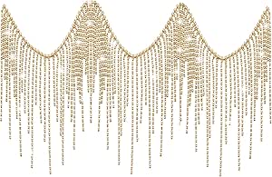 Amazon.com : Rhinestone Fringe Rhinestone Trim Rhinestone Fringe Belt ...
