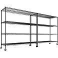 Amazon.com: REIBII 55.5''W Storage Shelves 2500LBS Wire Shelving Rack ...