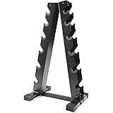 Amazon.com : CAP Barbell A-Frame Dumbbell Weight Rack, Black : Sports ...