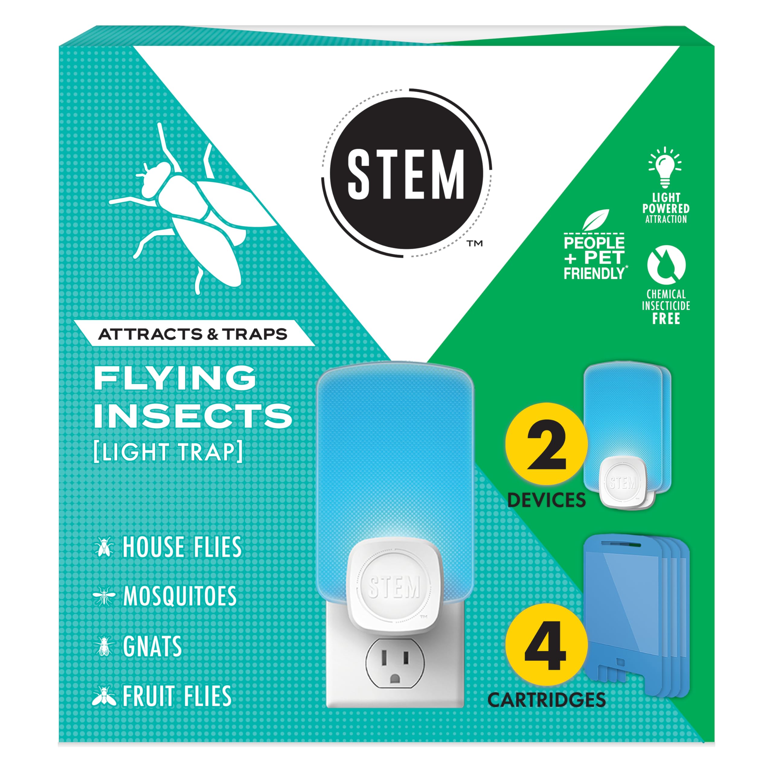 STEM Light Trap: Indoor Fruit Fly Trap, Effective Insect Control for ...
