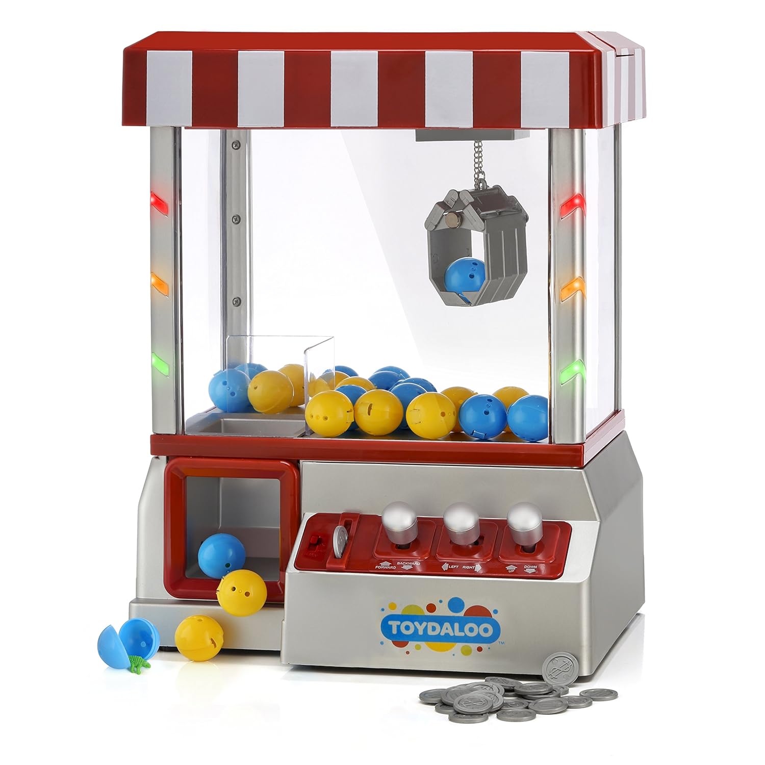 Buy Toydaloo Home Claw Grabber Classic Arcade Game with Lights, Sounds ...