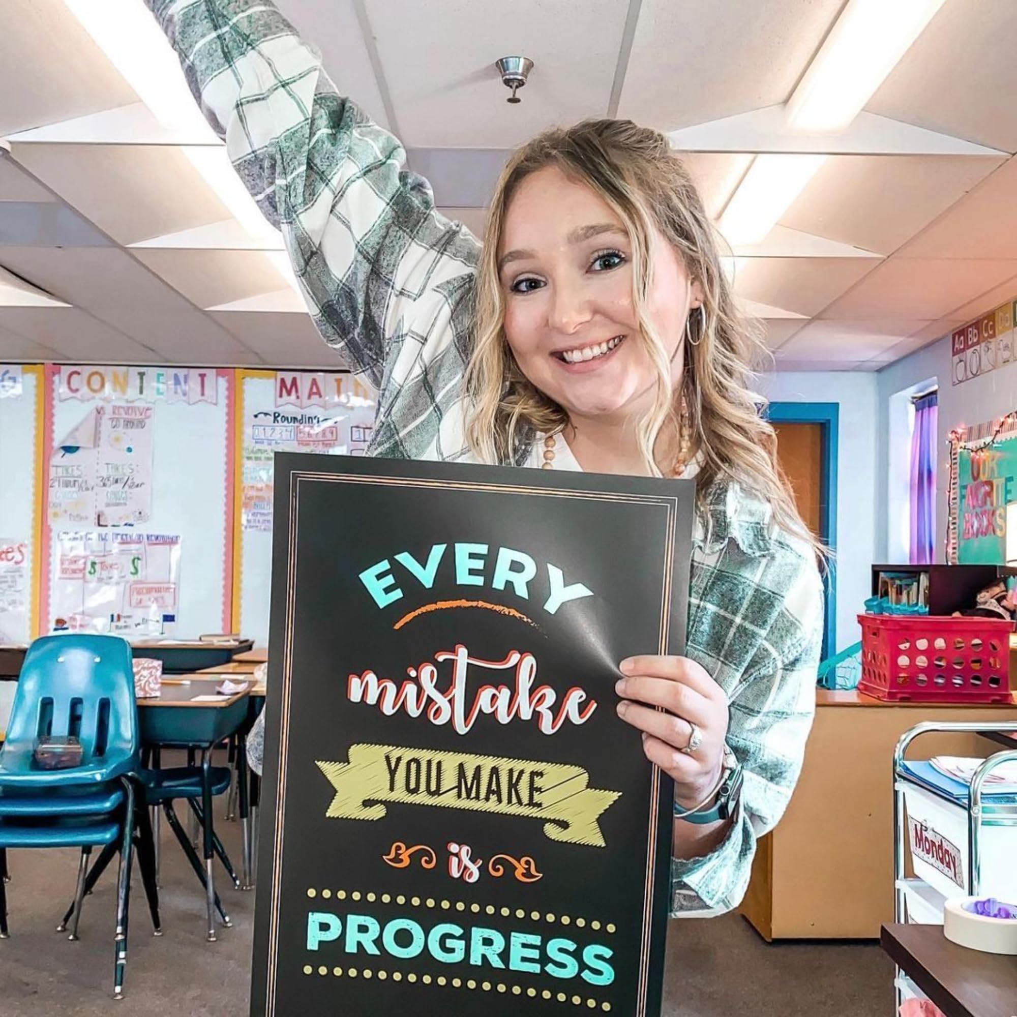 Mua 22 Pack Motivational Posters with Positive Quotes for Elementary ...