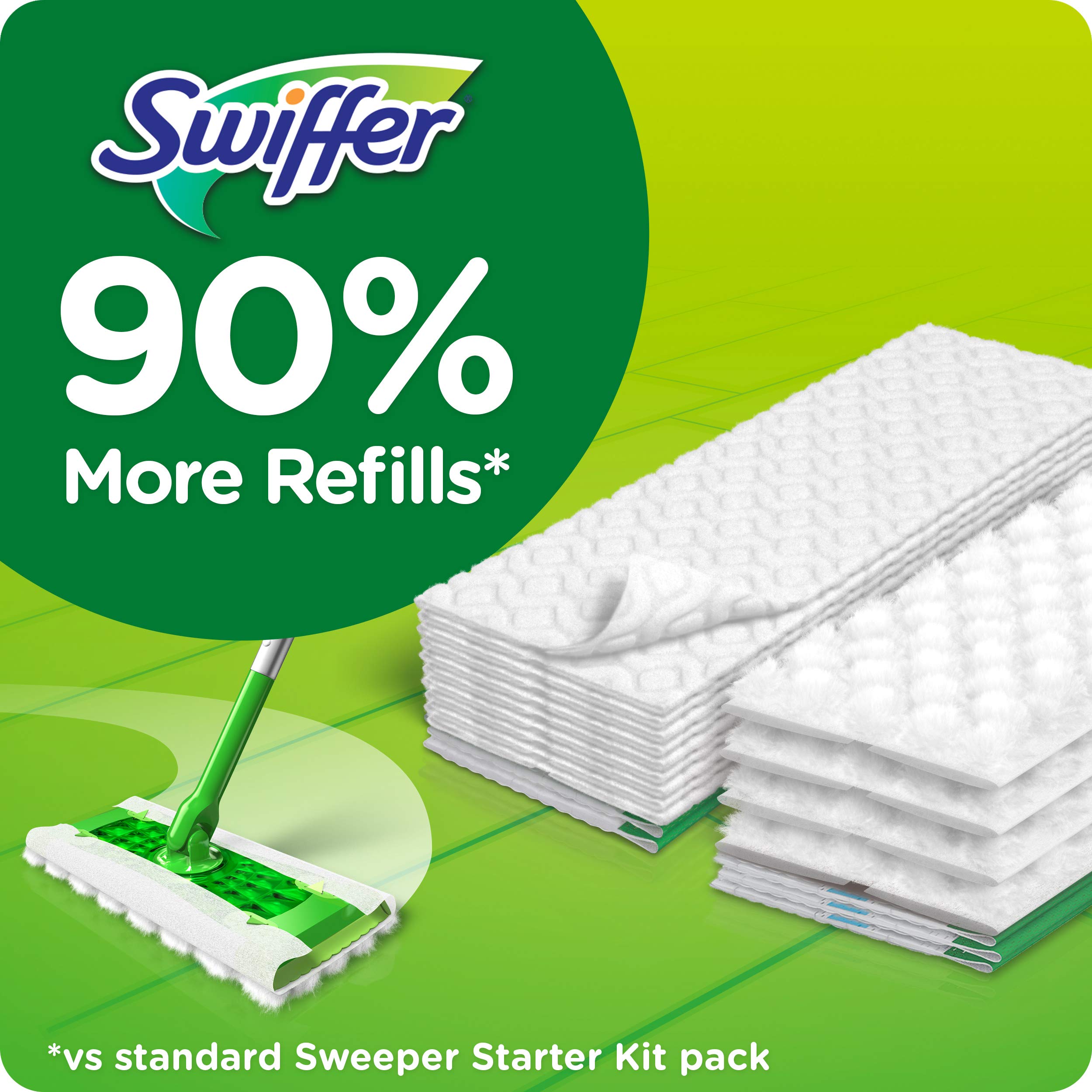 Mua Swiffer Sweeper 2-in-1 Mops for Floor Cleaning, Dry and Wet Multi ...