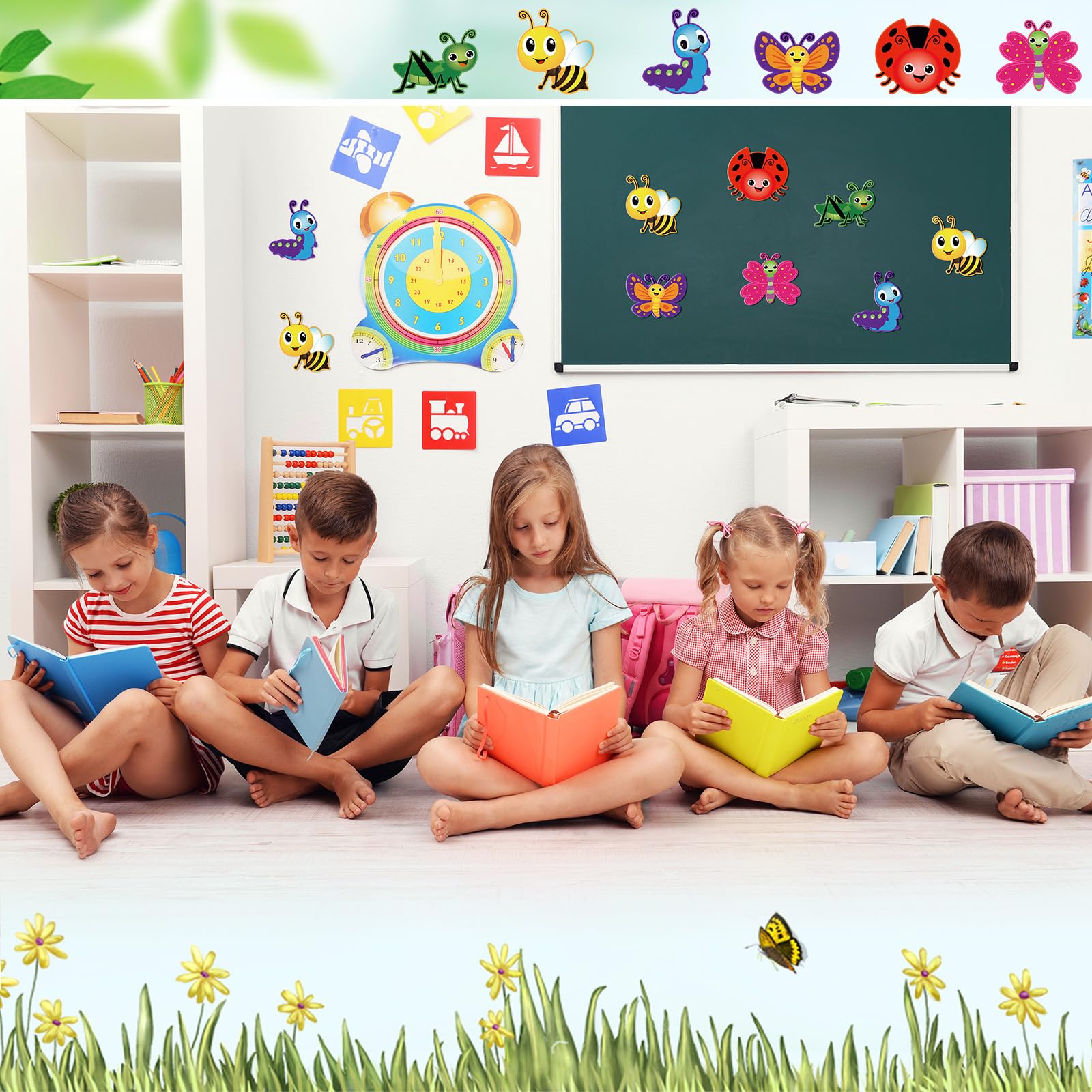 Mua 60 Pcs Spring Theme Bugs Cutouts Classroom Bulletin Board ...