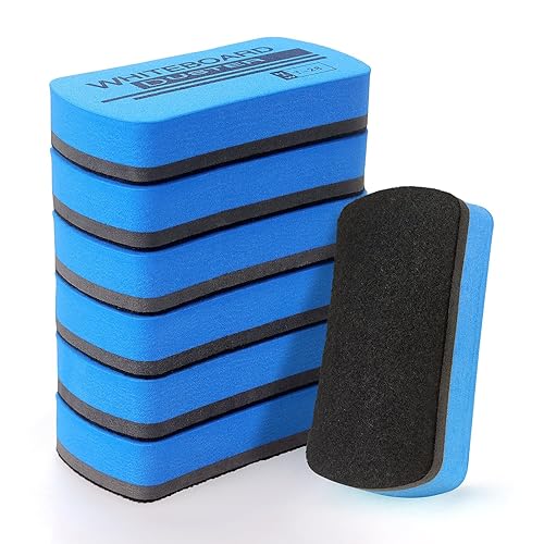 Tamaki 6 Pack Magnetic Whiteboard Eraser, Dry Eraser Erasers for White ...