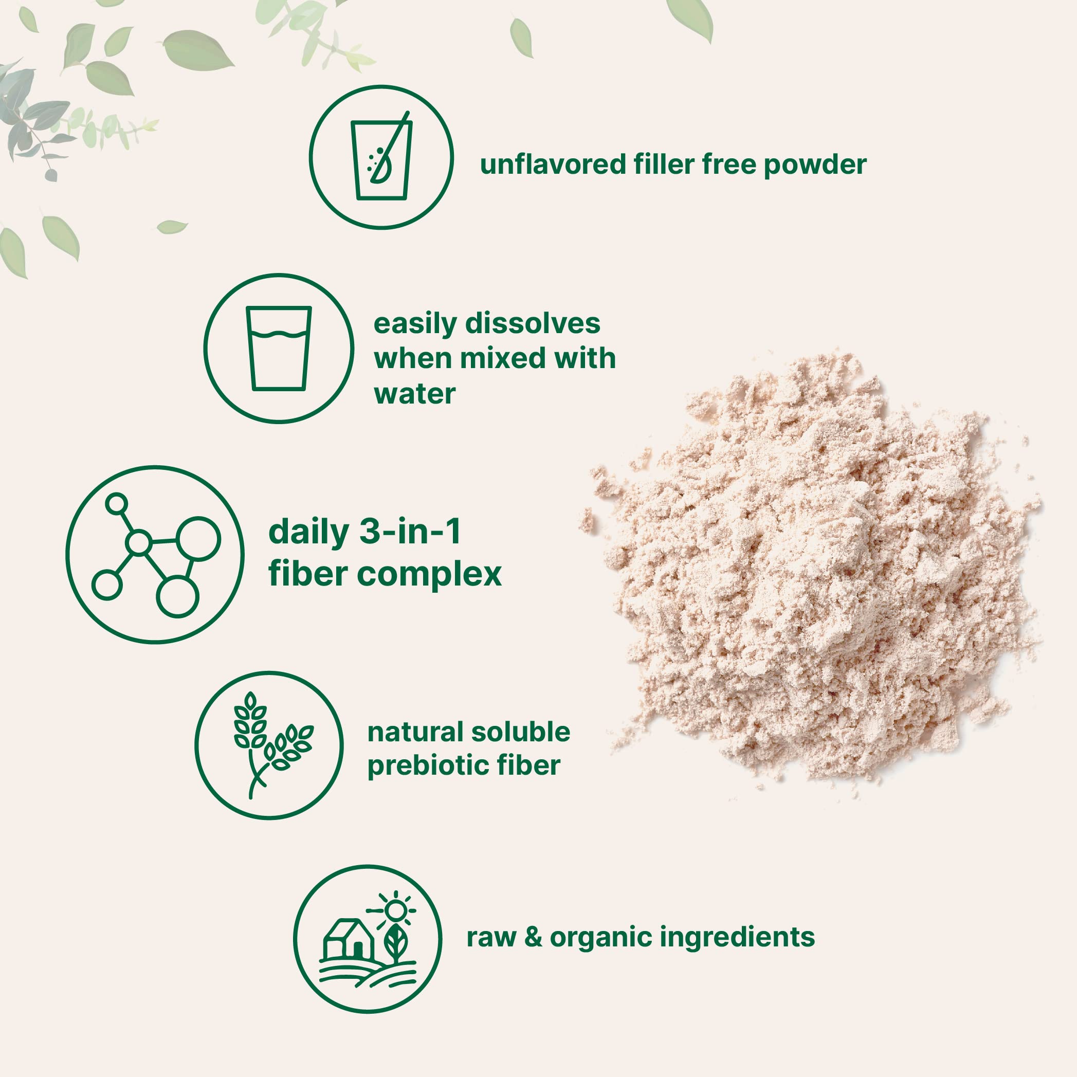 Mua Micro Ingredients Organic Triple Fiber Powder, 2lb | Natural ...