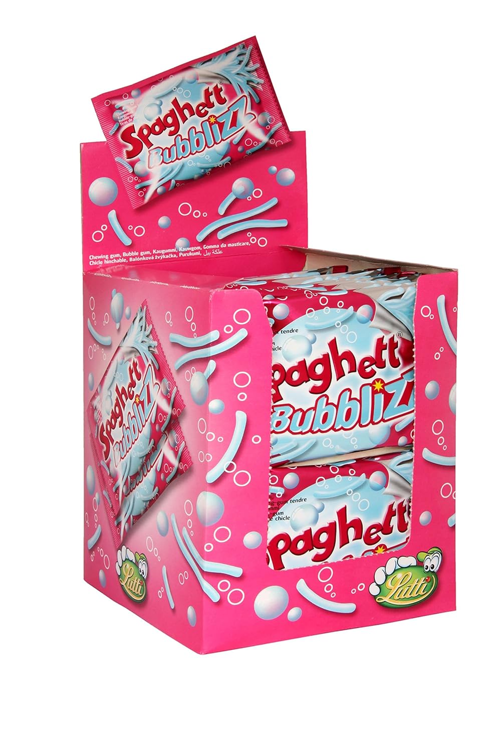 What Next Candy Spaghetti Gum Bubbliz (Pack of 24): Amazon.co.uk: Grocery