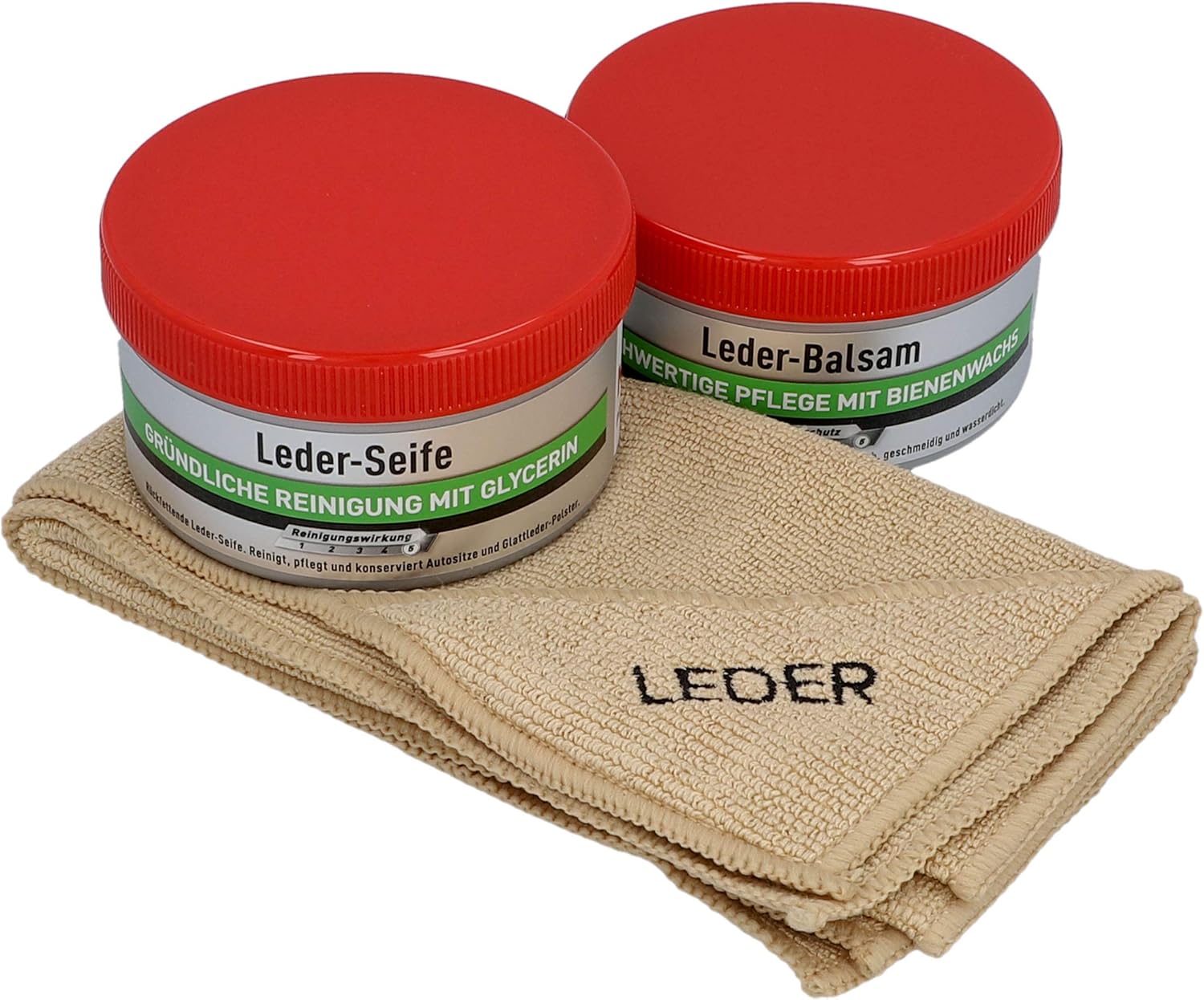 Nigrin Performance Leder-Pflege-Set Seife+Balsam 2x250ml – BigaMart