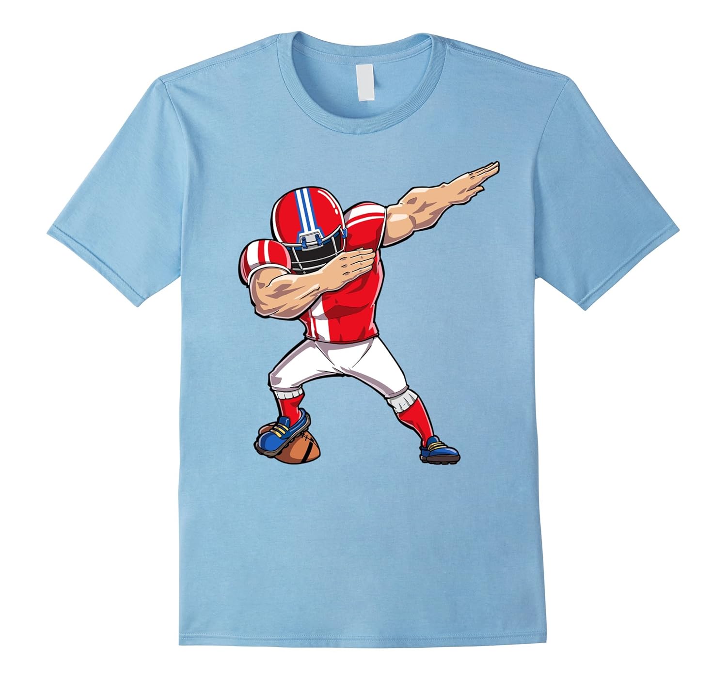 Football Boy Dabbing Dab Dance T shirt Funny Boys Gifts Tee-CL – Colamaga