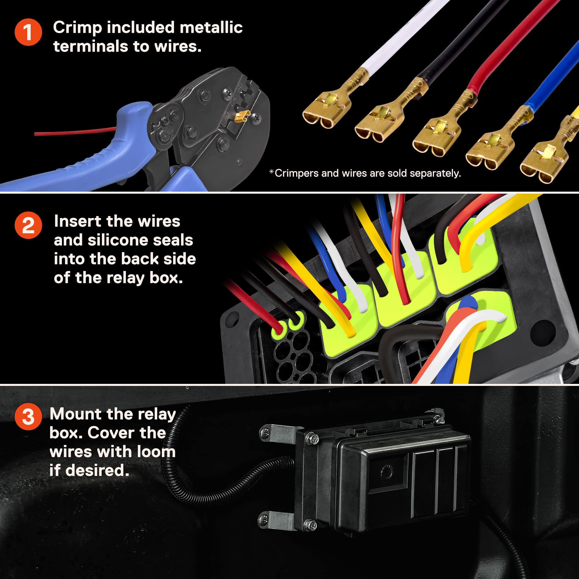 Mua True Mods 12V DC Auto Waterproof Fuse 5-Pin Relay Box Block Kit [6 ...