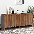 Amazon.com: ORRD Sideboard Buffet Cabinet Set of 2, Accent Storage ...