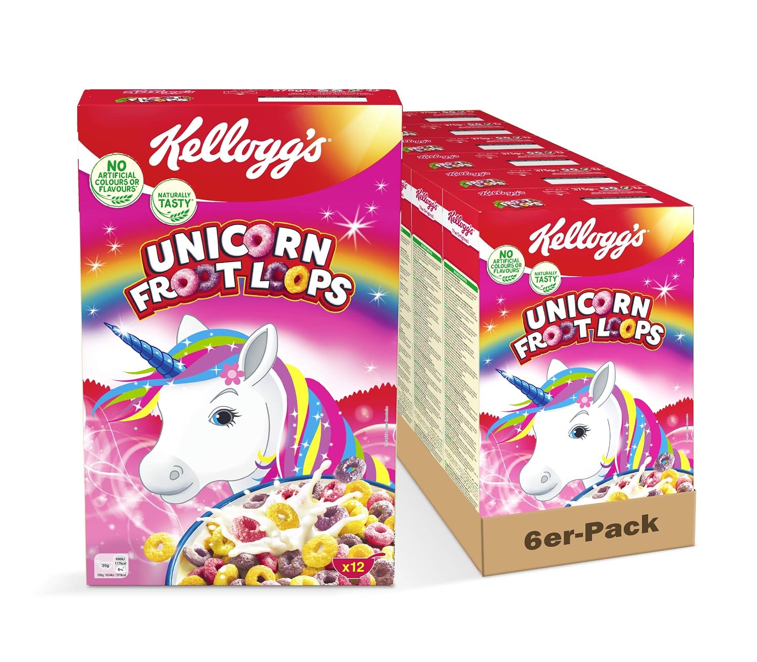 Kellogg's Froot Loops Cerealien | 6er Vorratspack | 6 x 375g: Amazon.de ...