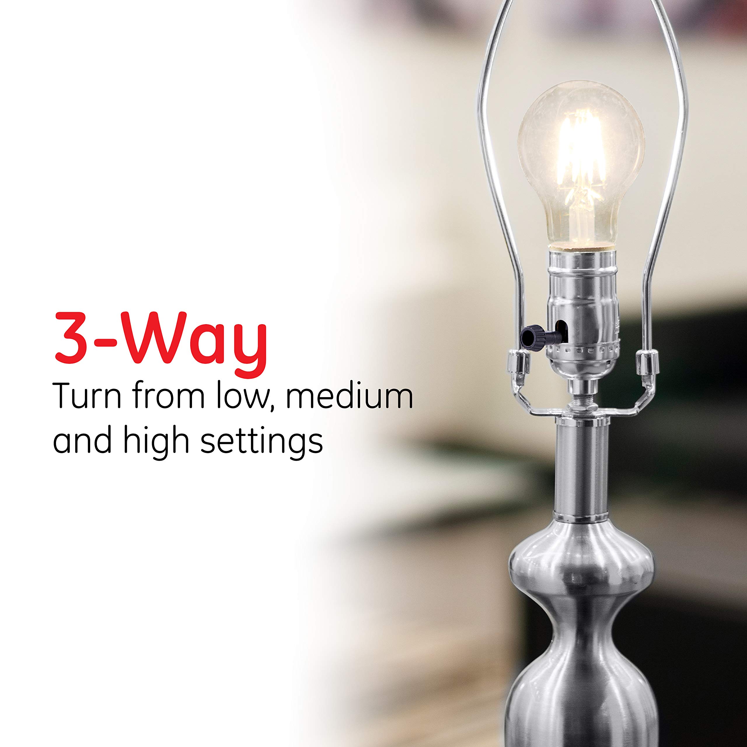 Mua Power Gear 3-Way Lamp Socket, Medium Base, Turn for Low-Medium-High ...